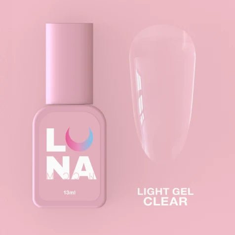 Luna Light Gel Clear (13ml) - Texas Nail Store